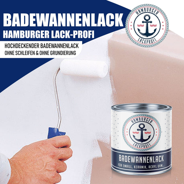Hamburger Lack-Profi 2K Badewannenlack - Glänzend / Seidenmatt / Matt